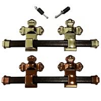 China CH‑07 Casket Plastic Swing Bar Handle Funeral Fittings Multi‑Color Electroplated Finish for sale