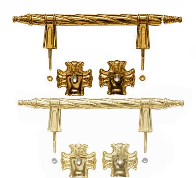 China Plastic Funeral Casket Handle, Decorative Coffin Pull Handle with Fitting Accessories for sale
