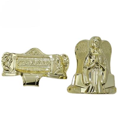 China Plastic Casket Corner Hardware-19#, Praying Virgin Angel Relief ABS PP Coffin Trim for sale