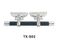 China Funeral Long And Short Handle Surface Coffin Decoration With Metal Tubes for sale