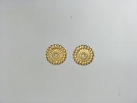 China Colored Round Funeral Accessories / Durable Casket Hardware Bracket 4# for sale
