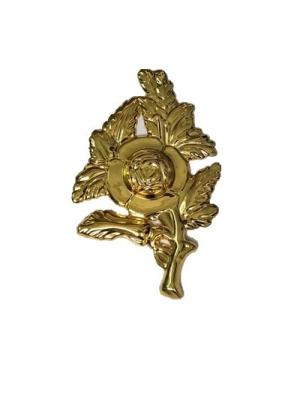 China Europe Style Casket Accessories Gold Emerald Flower Casket Ornaments for sale