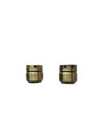 China Adult Use Funeral Accessories / Fixed On Coffin Decoration Metal End Cup for sale