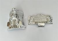 China Silver Coffin Ornaments / Funeral Accessories Polished Plating Surface for sale