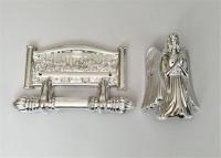 China Multi Color Angel Coffin Fittings , Angel 002# Coffin Corner PP Plastic for sale