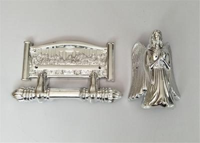 China Multi Color Angel Coffin Fittings , Angel 002# Coffin Corner PP Plastic for sale