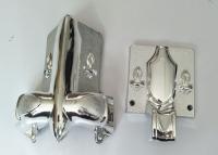 China Injection Moulding Casket Corners With Steel Bar Burial Accessory for sale