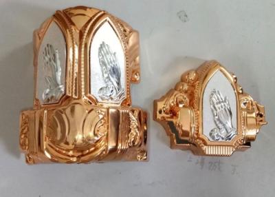 China Anti Corrosion Coffin Fittings Corners , Funeral Accessories Suppliers for sale
