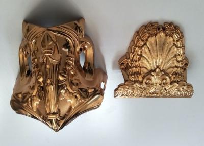 China Customized Size Casket Corners With Iron Tubes Abs Plastic Material for sale