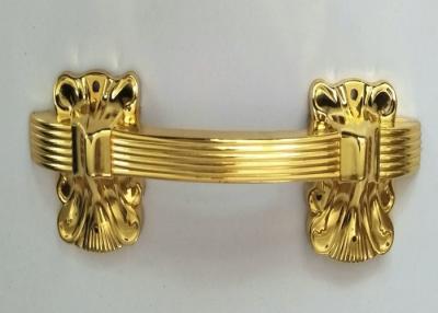 China Gold Color Casket Handle Hardware / Coffin Decoration Handles Durable for sale