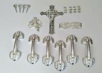China Customized Coffins And Caskets Accessories , Lightweight Coffin Handles for sale