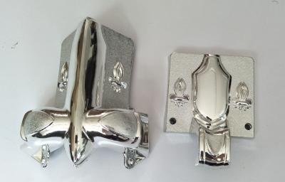 China Model 2# Silver Color PP Plastic Casket Corners for sale