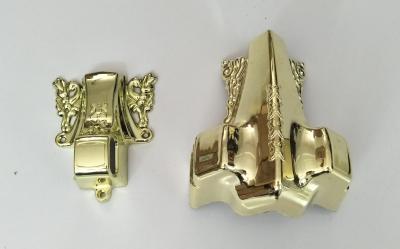 China Gold Color Model 3# ABS Plastic Casket Corners for sale