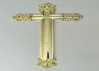 China Standard 44.8×20.8cm PP Coffin Crucifix For Funeral Decoration for sale