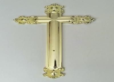 China Standard 44.8×20.8cm PP Coffin Crucifix For Funeral Decoration for sale