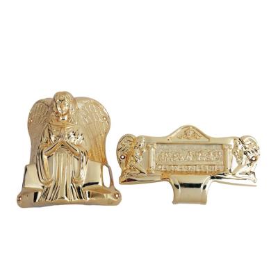 China 19# Funeral Decoration Casket Corners With Metal Bar for sale