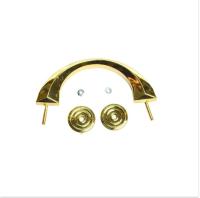 China Europe Style Golden Plastic Outside Metal Coffin Handles H9009 for sale