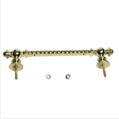 China Europe Style Golden Plastic Outside Metal Casket Handle H9012 for sale