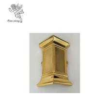 China High Polished Silver Swing Coffin Handle With Plastic Panel Covered for sale