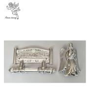 China Pale Gold Coffin Swing Handle African Style Abs Pp Plastic Material for sale