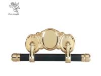China Pale Gold Coffin Swing Handle African Style Abs Pp Plastic Material for sale