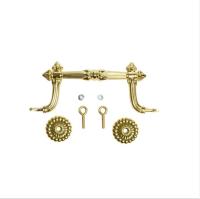 China Golden Adult Europe Style Plastic Coffin Handles PP Material H9011 for sale