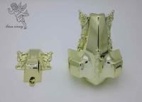 China Gold Plastic Material Casket Coffin Hardware Casket Accessories for sale