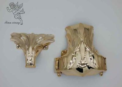 China Plastic Material Casket Hardware Coffin Corners Gold Color for sale