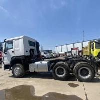 China SINOTRUK HOWO 6x4 Used Tractor Truck 371HP 375HP 274kw 4.22 Ratio for sale