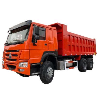 China Sinotruk HOWO 6x4 Used Dump Truck 371HP 40000kg Capacity Diesel Manual for sale