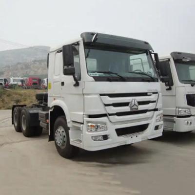 China Used Sinotruk Howo 6x4 Tractor Truck 371HP 400L Fuel Tank Heavy Duty Truck Head for Sale for sale