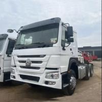 China Used Sinotruk Howo 6x4 Tractor Truck 371HP 400L Fuel Tank Heavy Duty Truck Head for Sale for sale