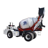 China 4m3 4x4 Self Loading Concrete Mixer Truck 92kw Diesel Engine for Cement Mixing for sale