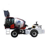 China 4m3 4x4 Self Loading Concrete Mixer Truck 92kw Diesel Engine for Cement Mixing for sale