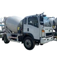 China Howo 4m3 Concrete Mixer Truck with Pump 130HP Euro III 4x2 LHD for sale