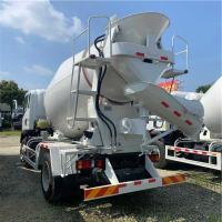 China Howo 4m3 Concrete Mixer Truck with Pump 130HP Euro III 4x2 LHD for sale