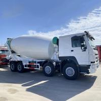 China Sinotruk Used Concrete Mixer Truck 371hp 430hp 10m3 8x4 Pump Mixer for Sale for sale