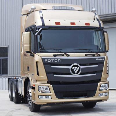 China Used RHD FOTON 371hp 6x4 Semi Truck Tractor Head 30 Ton Loading Capacity for sale