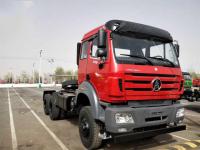 China Used Beiben 6X6 6X4 Tractor Truck 420HP 400L Fuel Tank for Heavy Duty Transport for sale