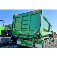 China Heavy Duty 3 Axles 25cbm 30 Ton End Dump Semi Trailer for Bulk Cargo Transport for sale
