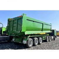 China Heavy Duty 3 Axles 25cbm 30 Ton End Dump Semi Trailer for Bulk Cargo Transport for sale