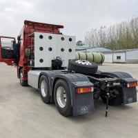 China CAMC Used Hanma H9 6x4 CNG Tractor Truck Head 430HP 40 Ton Towing Design Tractor Truck for sale