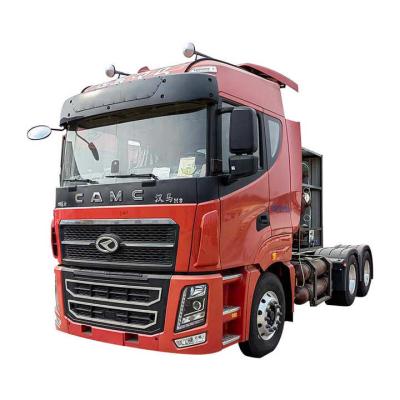 China CAMC Used Hanma H9 6x4 CNG Tractor Truck Head 430HP 40 Ton Towing Design Tractor Truck for sale