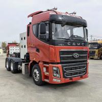 China CAMC Used Hanma H9 6x4 CNG Tractor Truck Head 430HP 40 Ton Towing Design Tractor Truck for sale