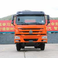 China Sinotruk Howo 6x4 Tractor Truck 371HP 420HP Used Euro 2 Manual Dump Body 10cbm for sale