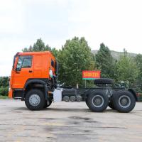 China Sinotruk Howo 6x4 Tractor Truck 371HP 420HP Used Euro 2 Manual Dump Body 10cbm for sale