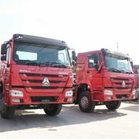 China Sinotruk Howo 6x4 Tractor Truck 371HP 420HP Used Euro 2 Manual Dump Body 10cbm for sale