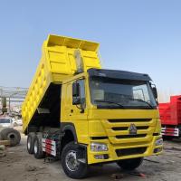 China SINOTRUK Used HOWO 6x4 Dump Truck 3800+1350mm Wheelbase Euro2 Engine for sale