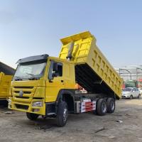China SINOTRUK Used HOWO 6x4 Dump Truck 3800+1350mm Wheelbase Euro2 Engine for sale
