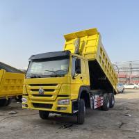 China SINOTRUK Used HOWO 6x4 Dump Truck 3800+1350mm Wheelbase Euro2 Engine for sale